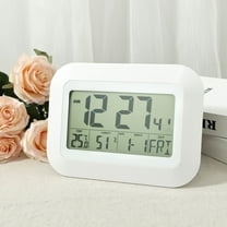 "Sharp Atomic Clock with Indoor Temperature, Large 3"" Display, Desk ...
