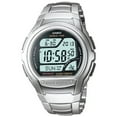 Casio Men's Atomic Digital Sport Watch, Silver Stainless Steel, Water ...
