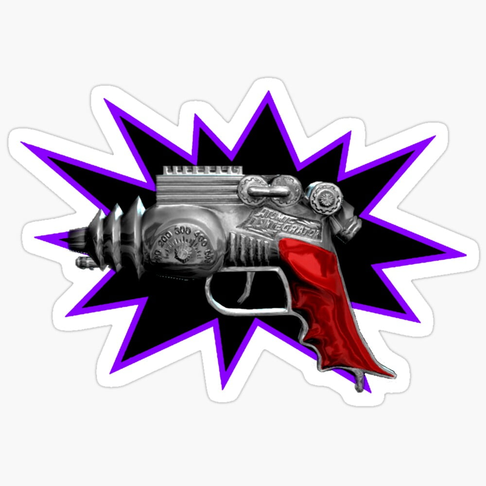 Atomic Disintegrator Sticker Phone Decal Water Bottle Stickers Car ...