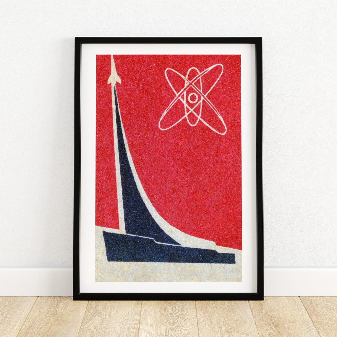 Atomic Energy - Matchbox Print - Aesthetic Wall Art - Vintage Eastern ...