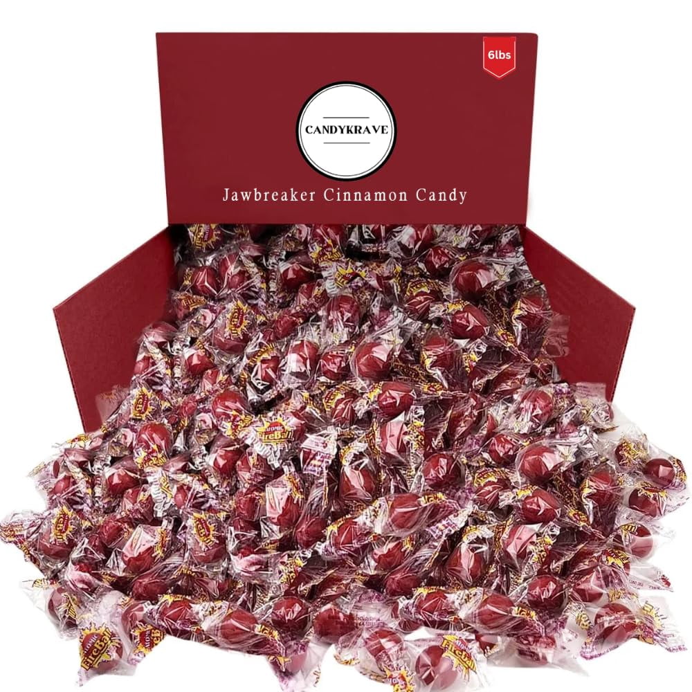 Atomic Fire Candy in Bulk - 6 LB Cinnamon Flavored Fire Hard Candy ...