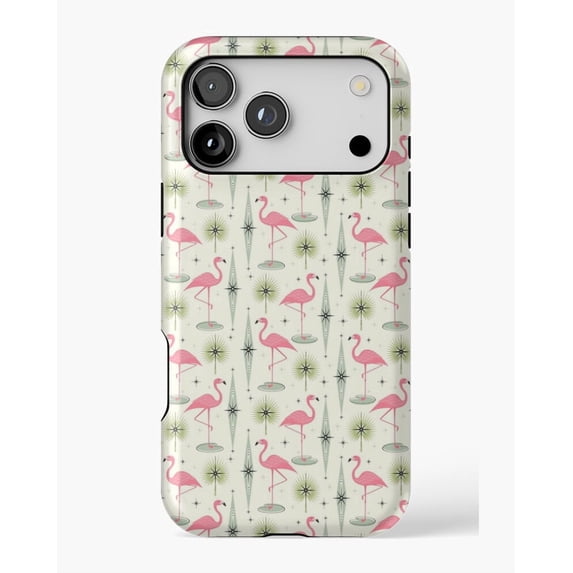 Atomic Flamingo Oasis H1293 Premium Durable Case for iPhone 17 16 15 14 ...