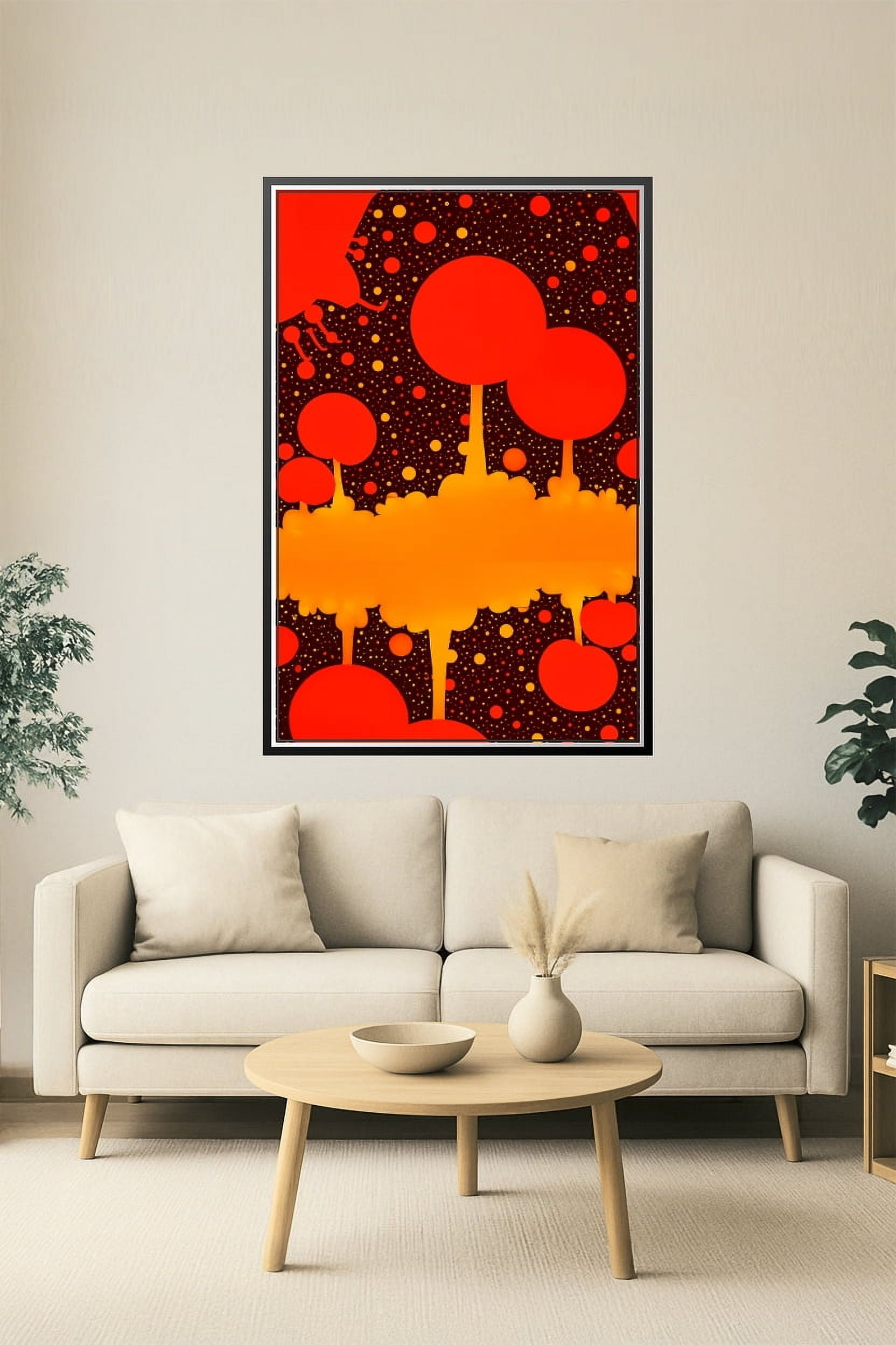 Atomic Kiss – Pop Art Explosion Poster with Retro Dots and Silhouette ...
