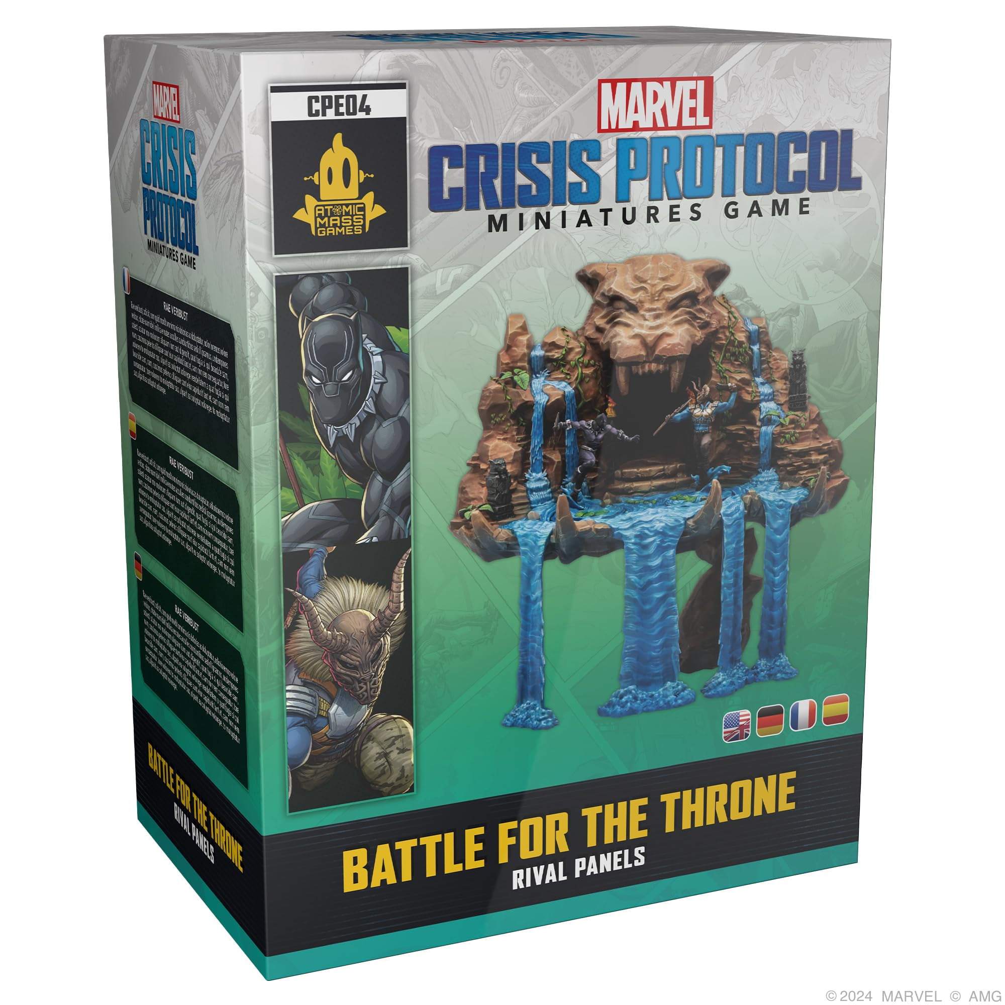 Atomic Mass Games Marvel: STF9 Crisis Protocol Battle for The Throne Rival Panels - Wakanda ...