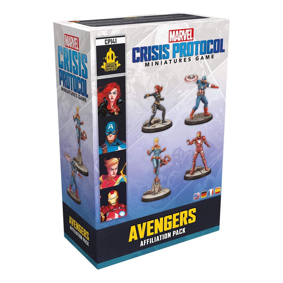 Atomic Mass Games Marvel: YPF5 Crisis Protocol Avengers Affiliation Pack - Earth's Mightiest ...