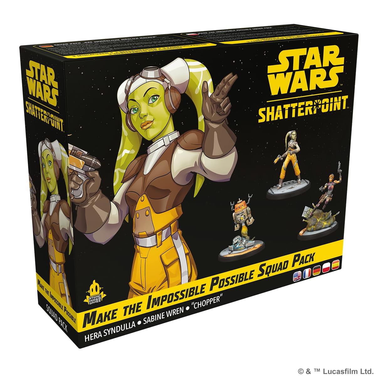 Atomic Mass Games Star MMF7 Wars Shatterpoint Make The Impossible Possible Squad Pack - Tabletop ...