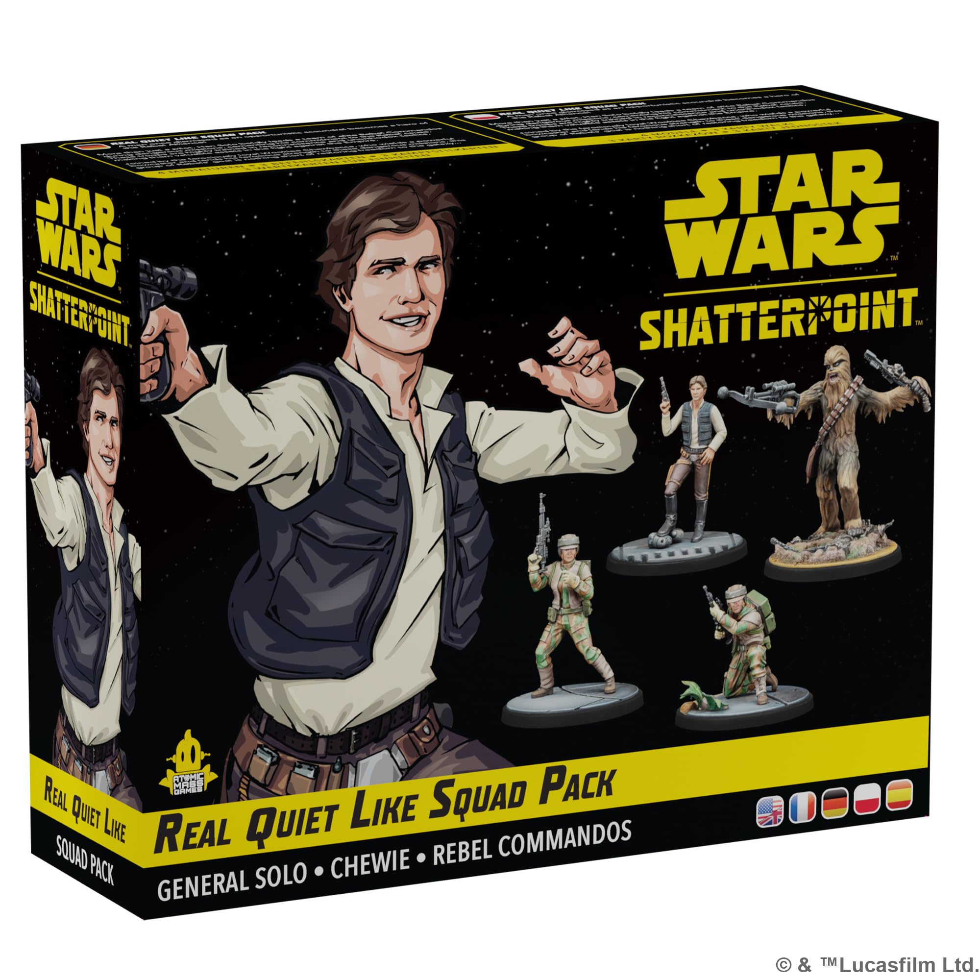 Atomic Mass Games Star OIF8 Wars Shatterpoint Real Quiet Like Squad Pack - Tabletop Miniatures ...