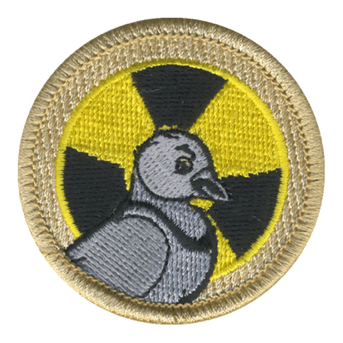 Atomic Pigeon Patrol Patch (Sew-on) - ClassB - Walmart.com