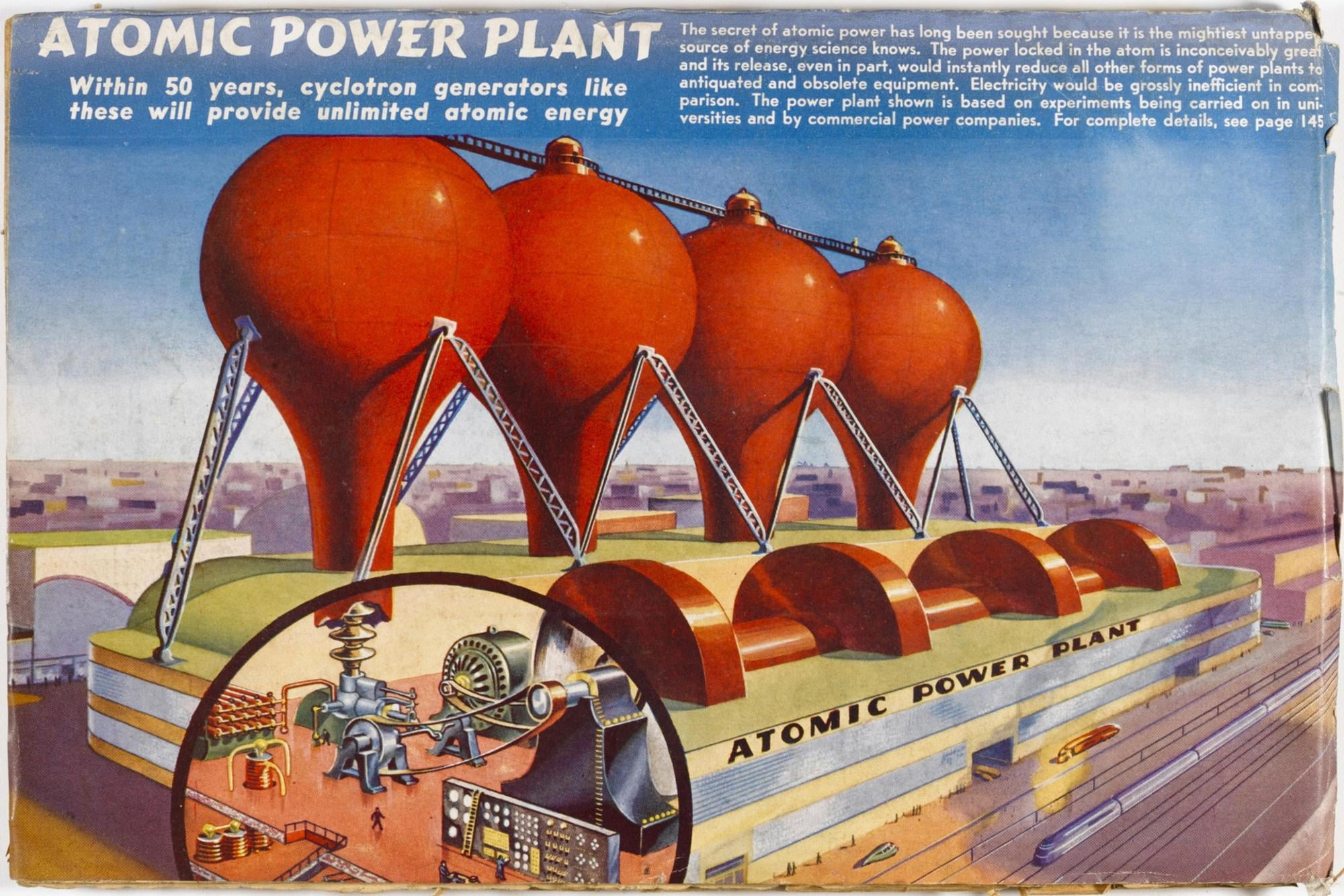 Art.com Atomic Power Plants Predicted Art Print, 24" x 16" - Walmart.com
