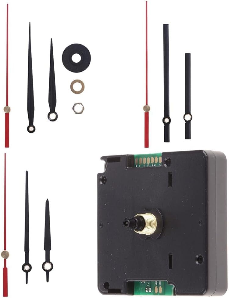 Atomic Radio Controlled Silent Clock Movement Mechanism DIY Kit With 3 ...