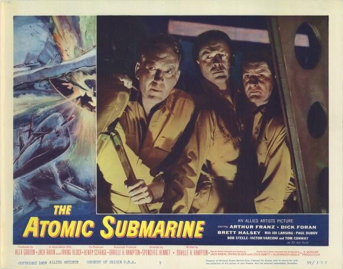 Atomic Submarine - movie POSTER (Style D) (11" x 14") (1959) - Walmart.com