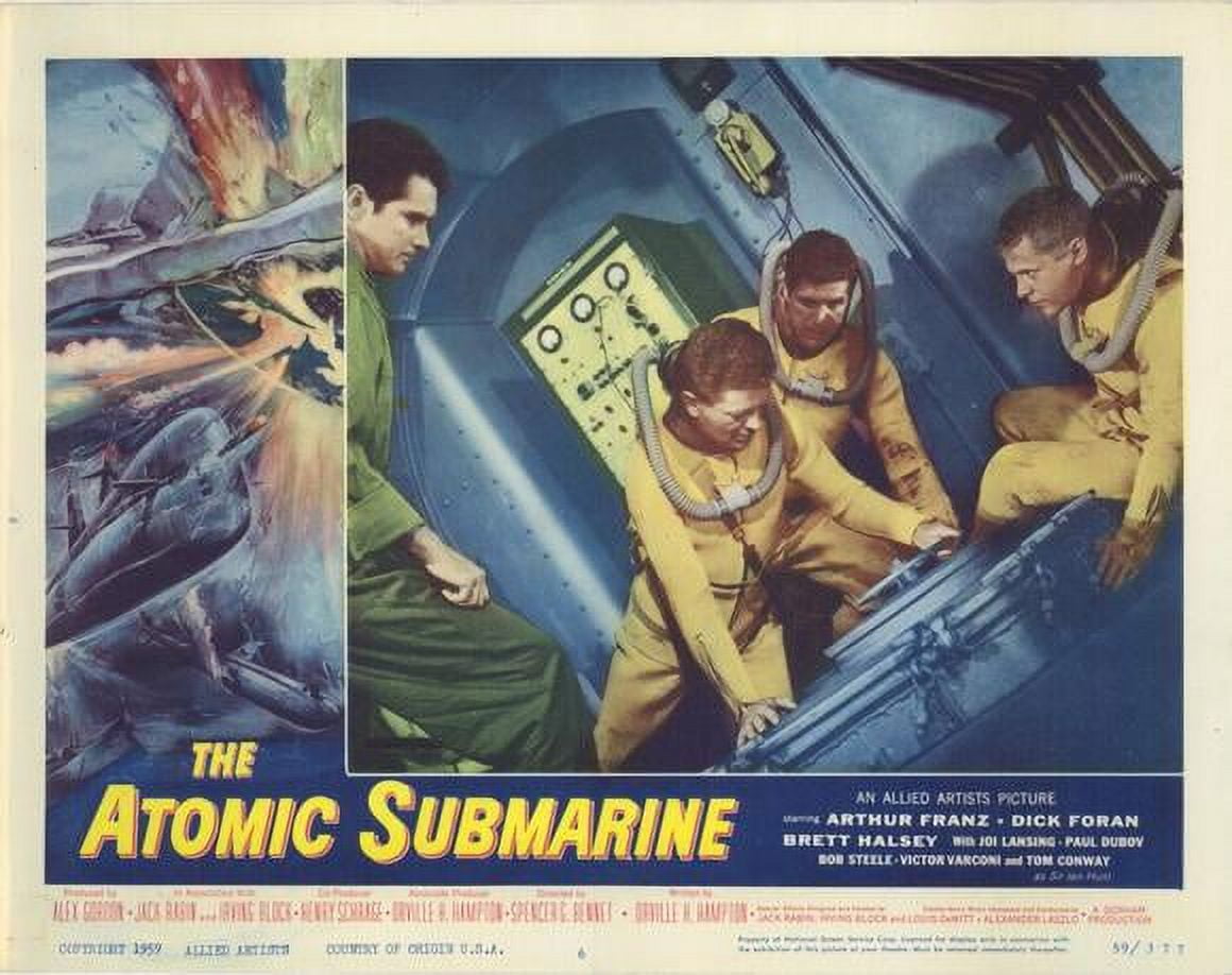 Atomic Submarine - movie POSTER (Style E) (11" x 14") (1959) - Walmart.com