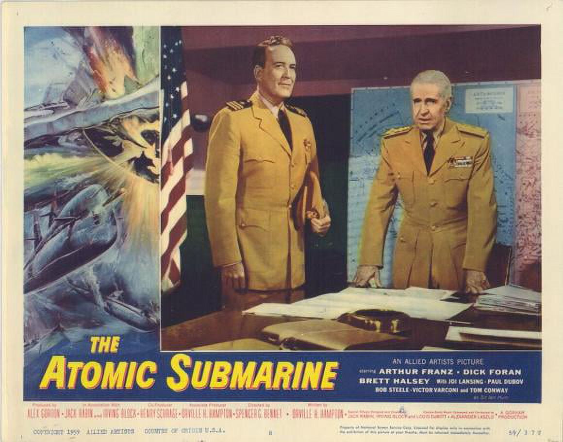 Atomic Submarine - movie POSTER (Style G) (11" x 14") (1959) - Walmart.com