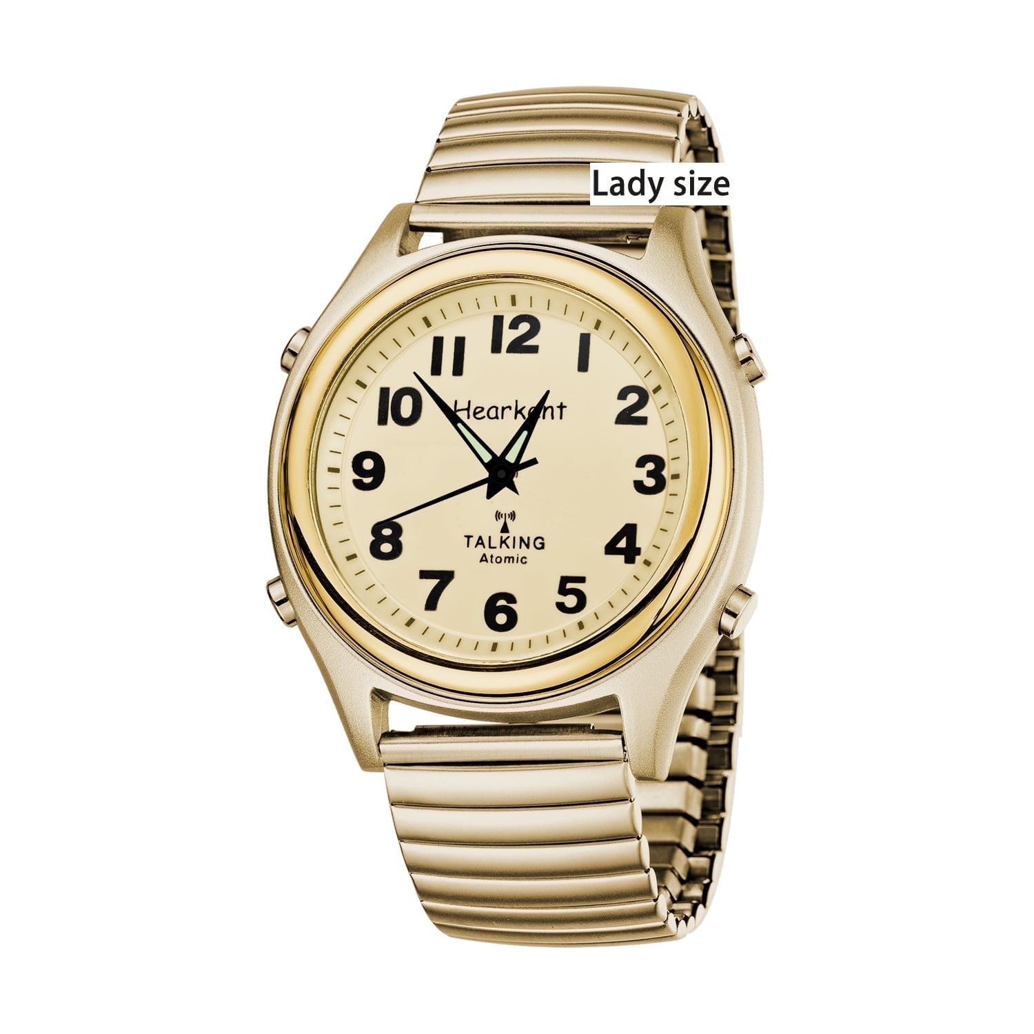 Atomic Talking Watch for Blind Women, Easy Read with Elastic Band ...