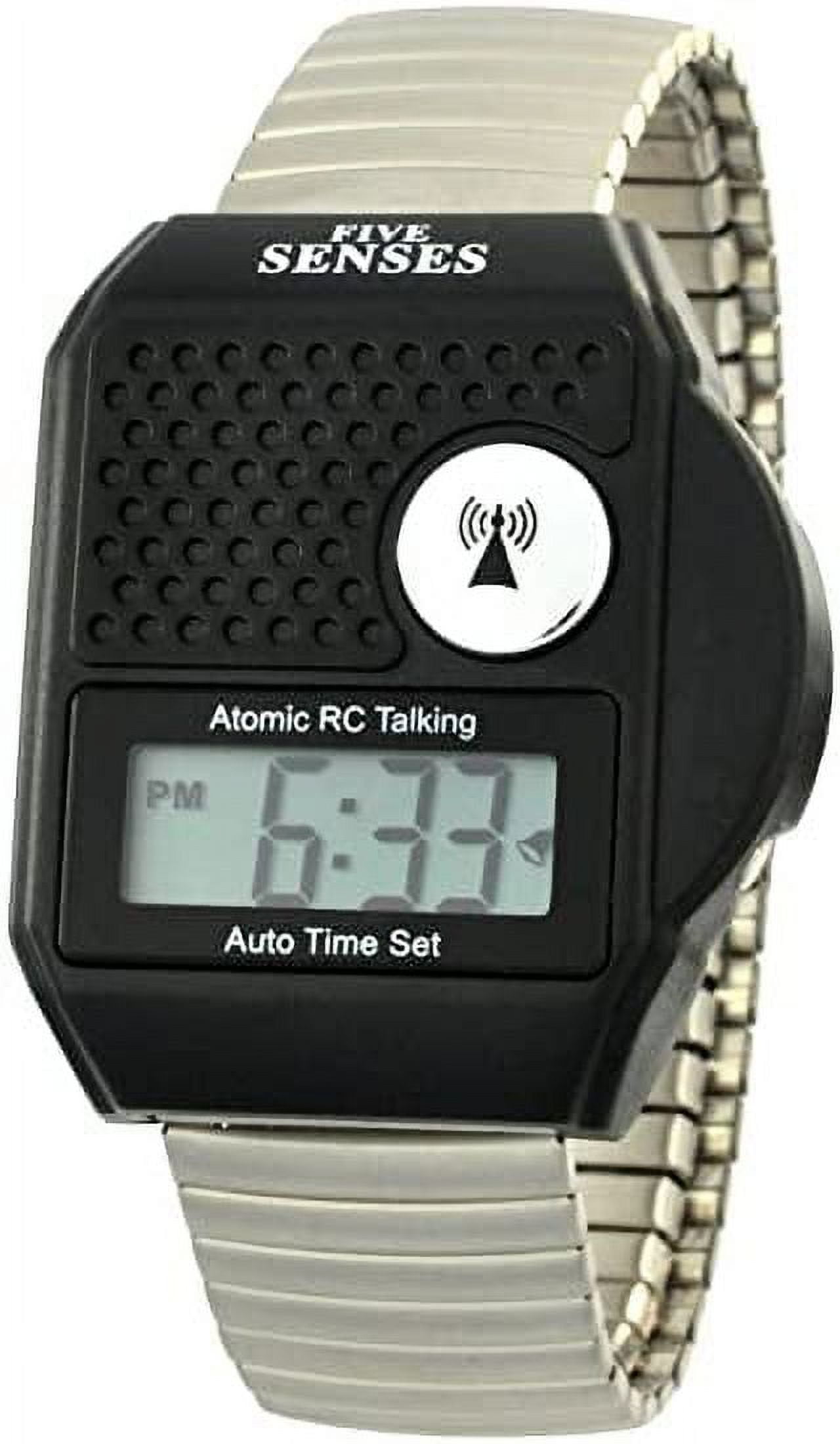 Five Senses Atomic Talking Watch for Elderly/Blind - Alarm, Date, Time ...
