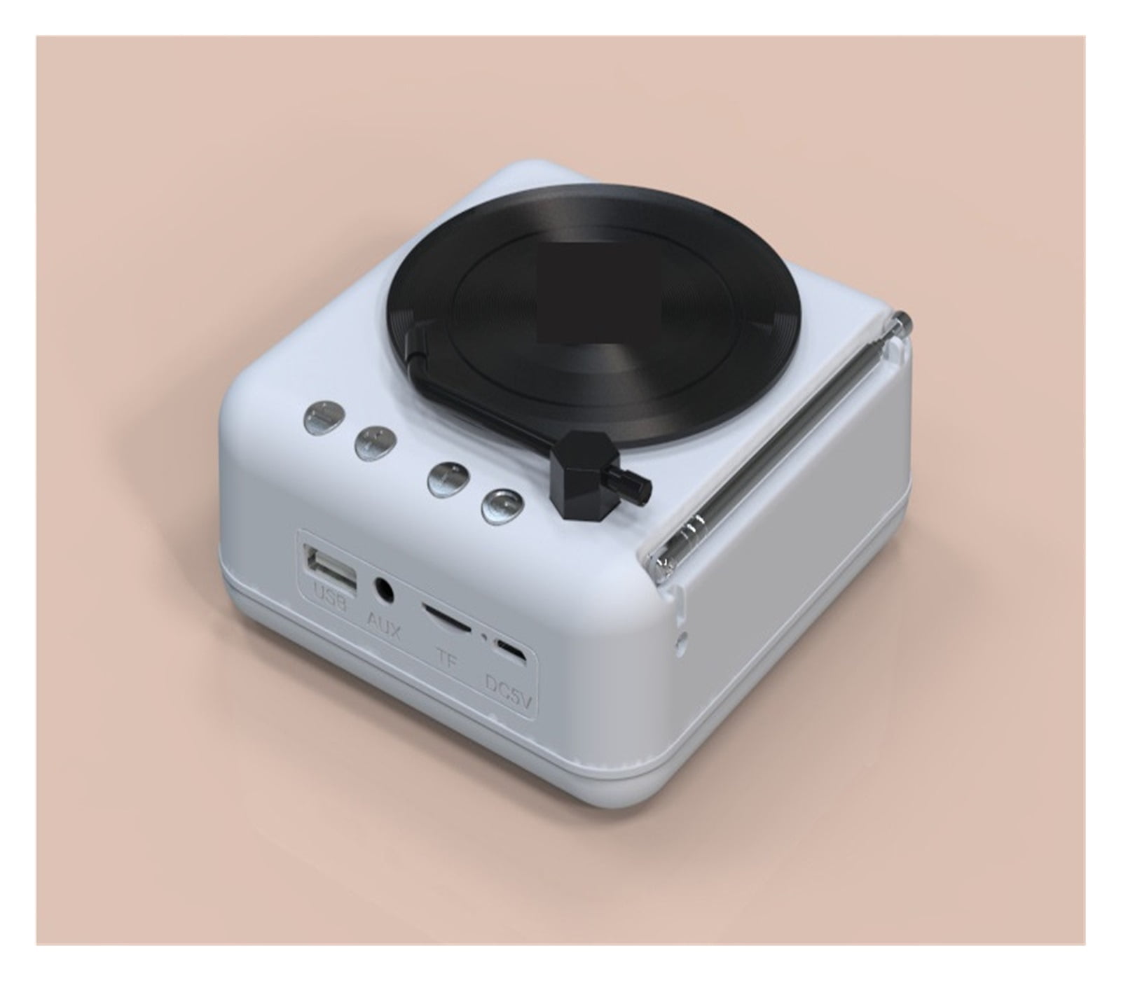 Atomic Vinyl Record Player Speaker Creative Vintage Loudspeaker Sound ...