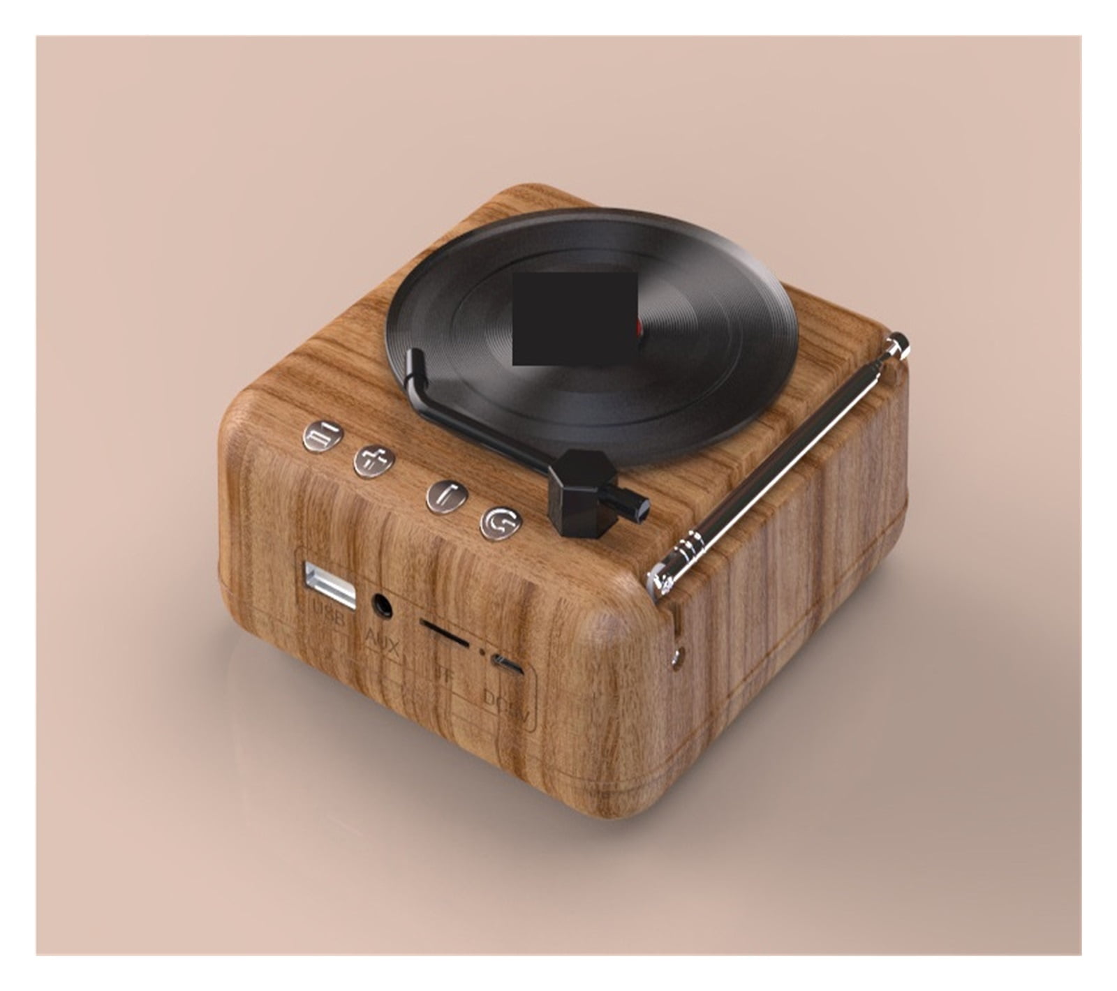 Atomic Vinyl Record Player Speaker Creative Vintage Loudspeaker Sound ...