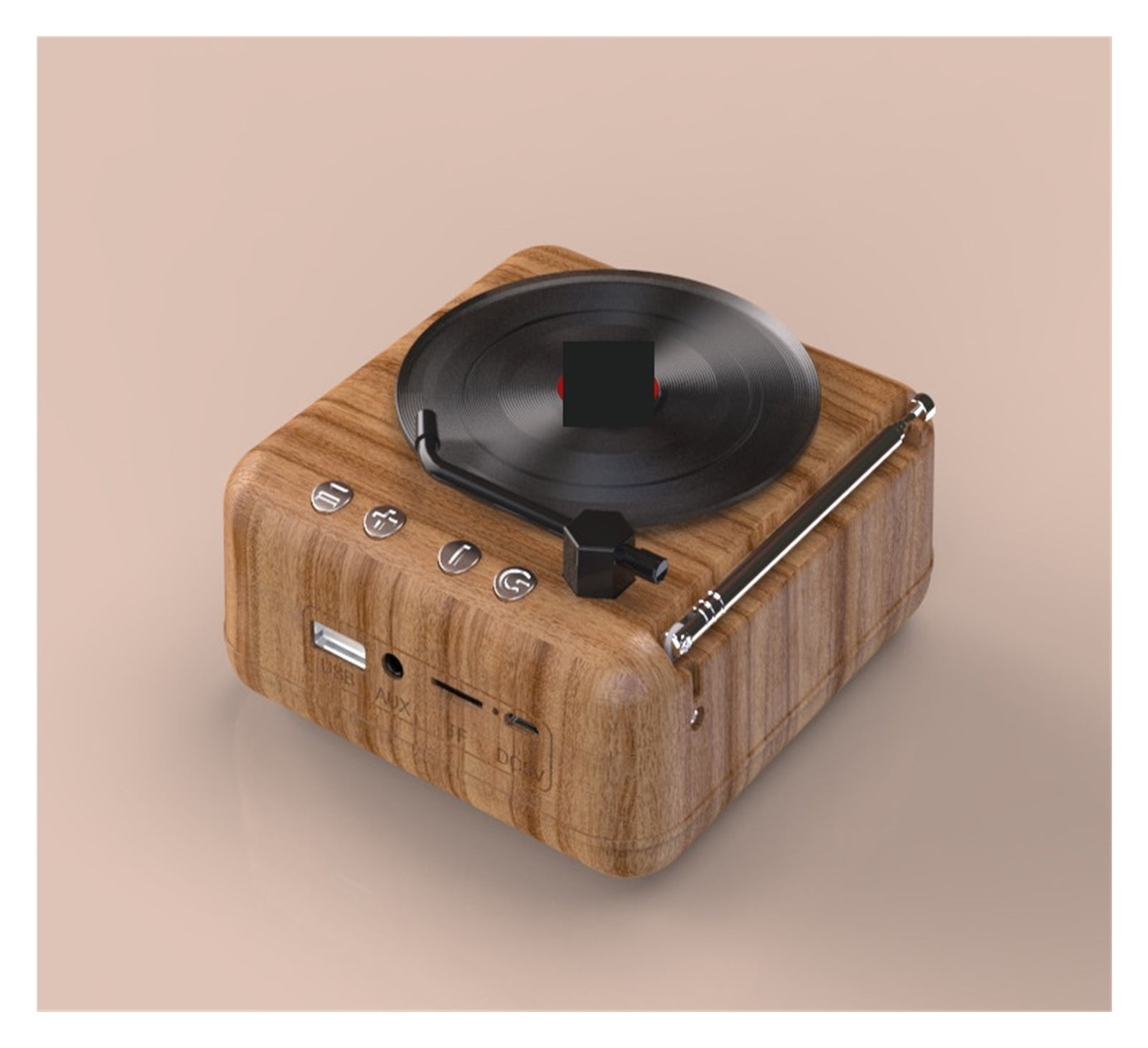 Atomic vinyl record speaker creative vintage phonograph stereo radio ...