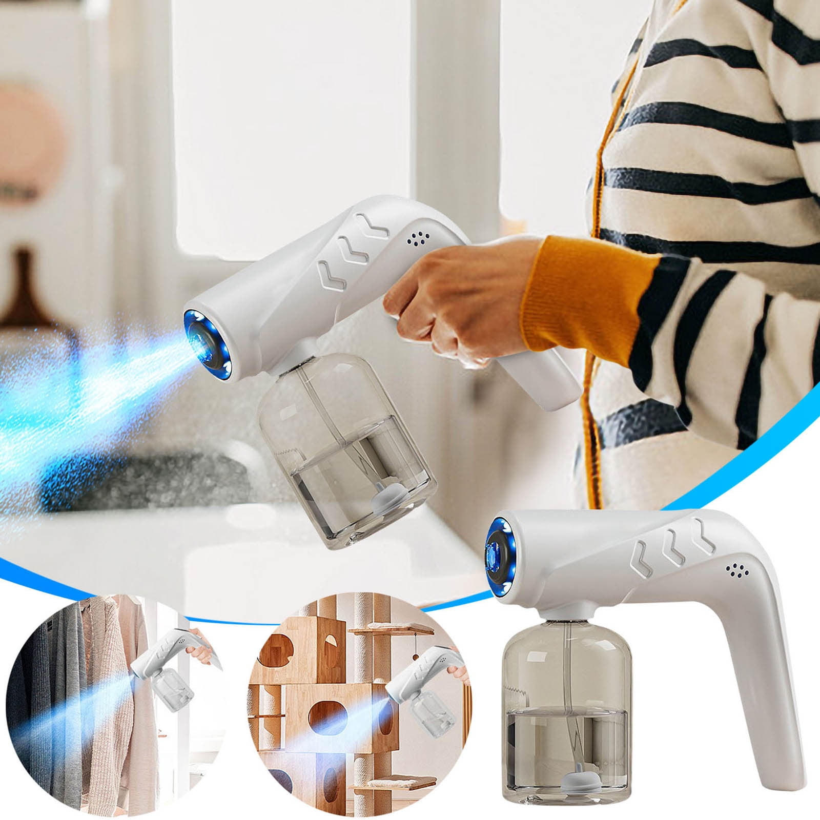 Atomizing Spray Bottle, Handheld Household Sprayer, Lightweight Plastic ...