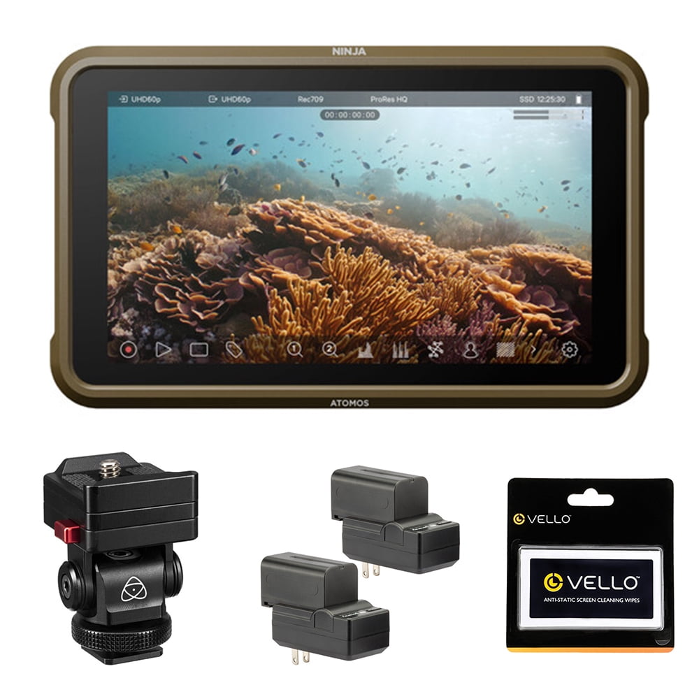Atomos Ninja 5.2" 4K HDMI Recording Monitor Bundle with Atomos AtomX 5 ...