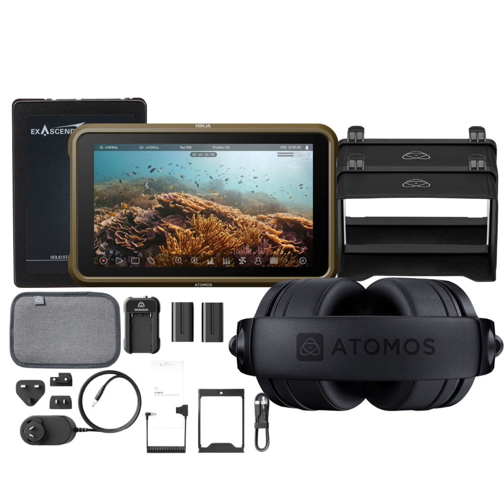 Atomos Ninja 5.2-Inch Touchscreen 1000nit HDR Monitor-Recorder for DSLR ...