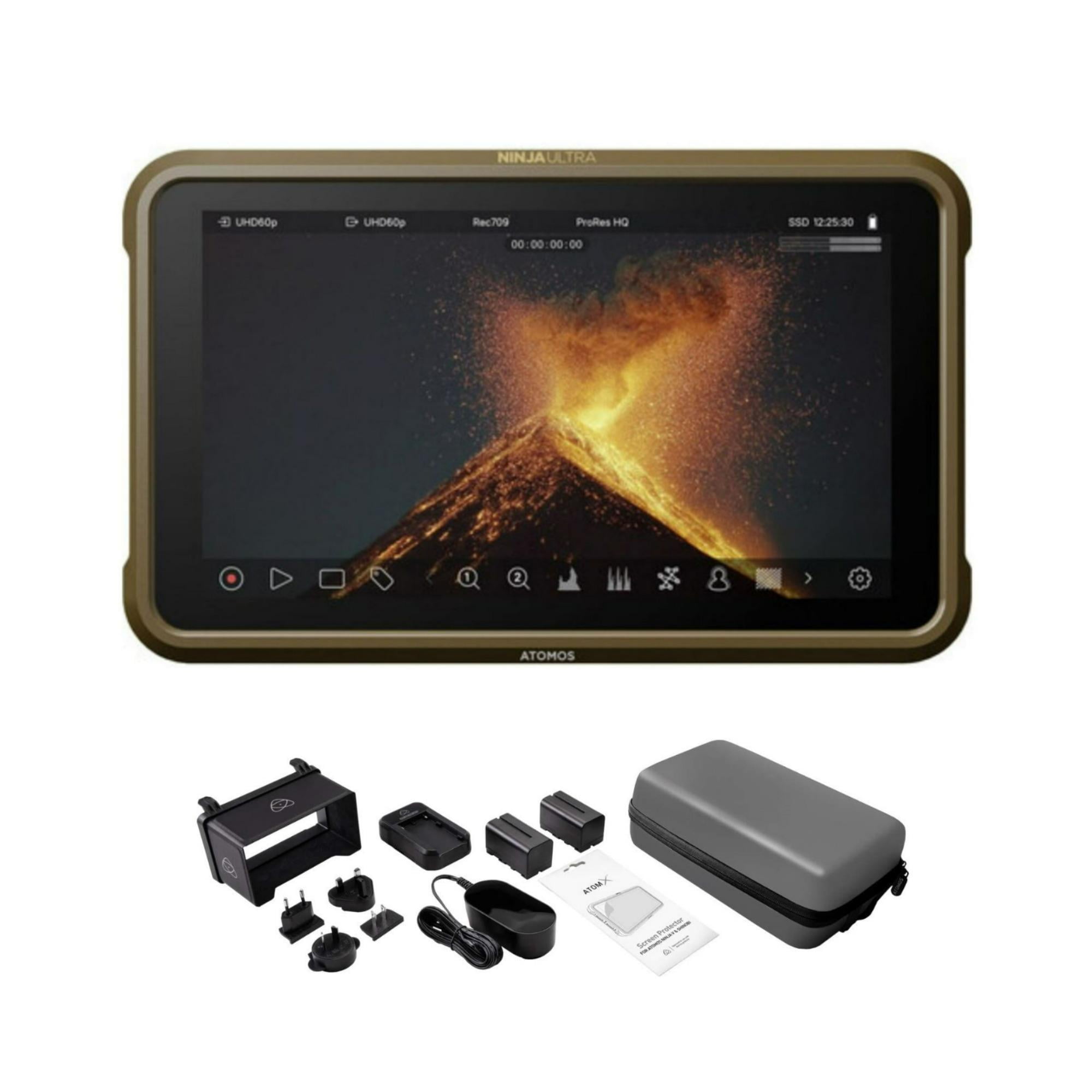Atomos Ninja Ultra 5.2' 4K HDMI Camera Recording Monitor with Accessory ...