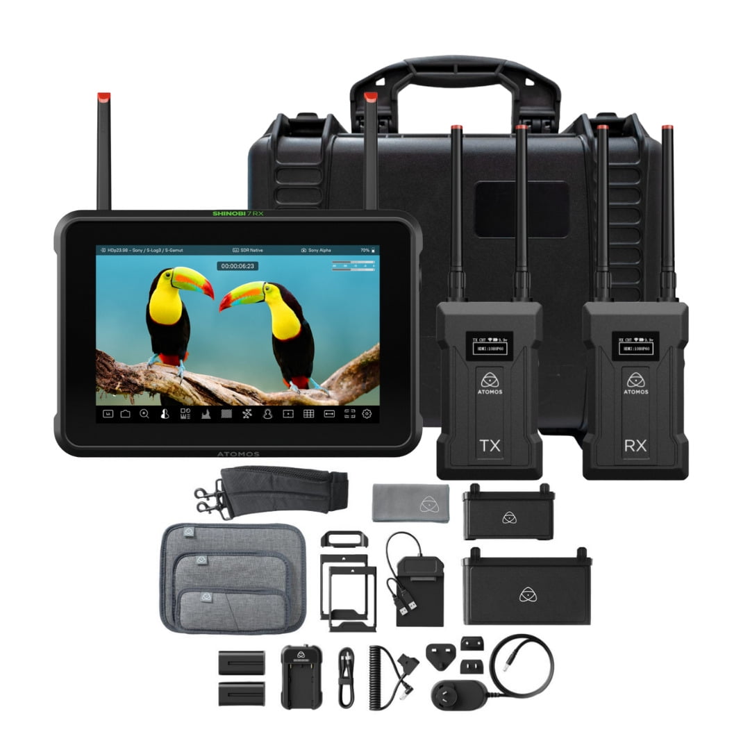 Atomos Shinobi 7 RX 7-inch HDR Monitor Bundle with Transmitter and ...