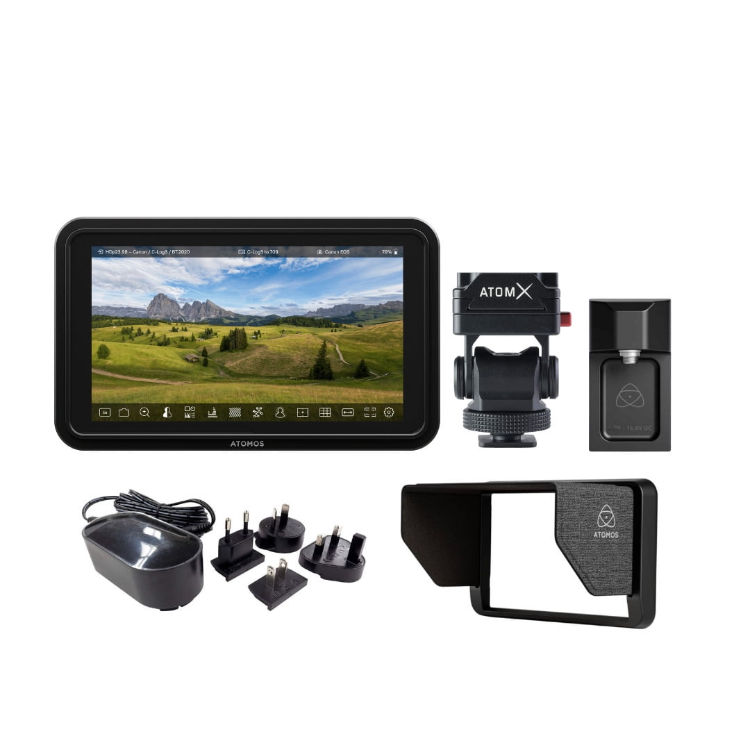 Atomos Shinobi II 5-Inch HDMI 4K Monitor Bundle with Atomos AtomX 5 ...
