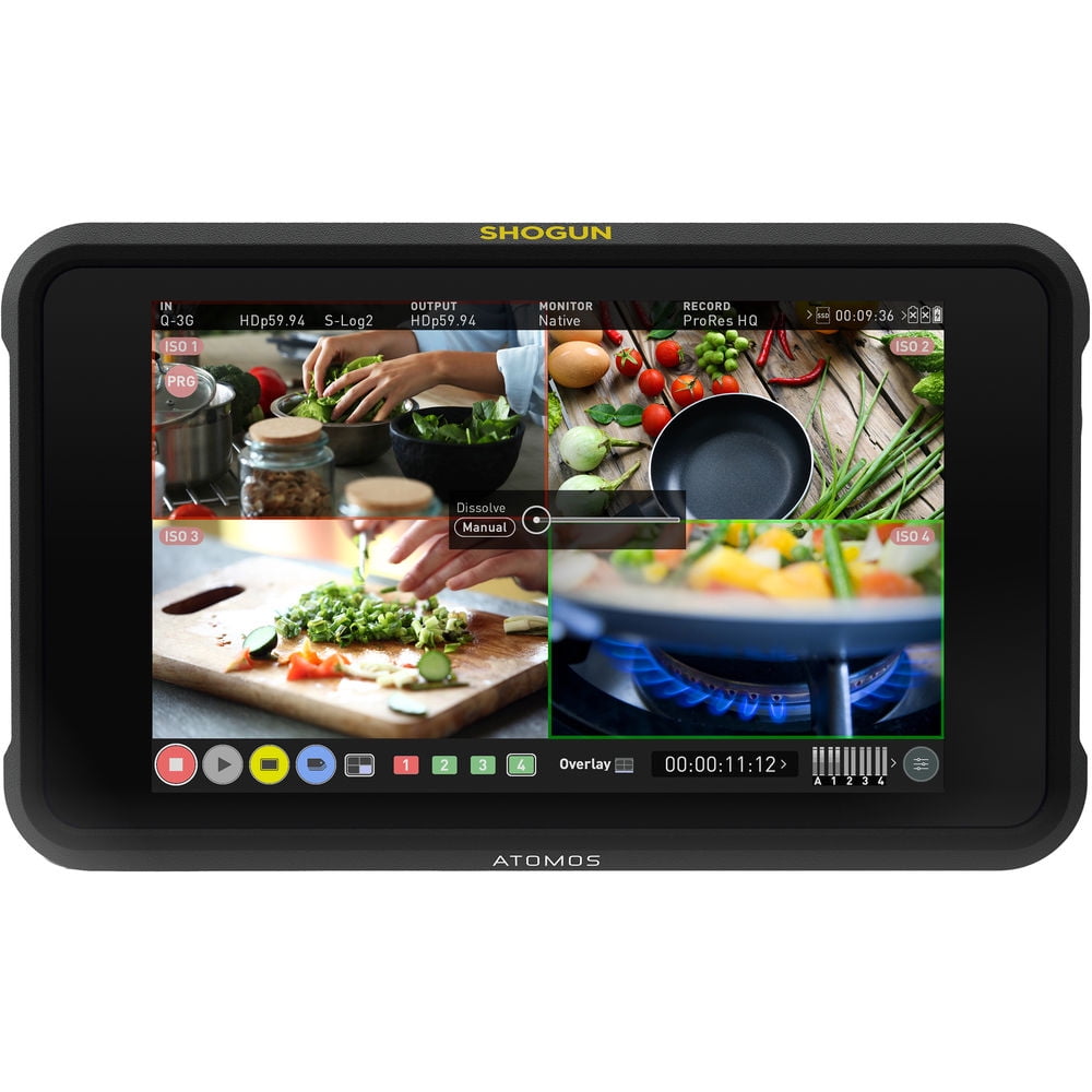 Atomos Shogun 7 7" HDR Pro/Cinema Monitor-Recorder-Switcher LCD Display ...
