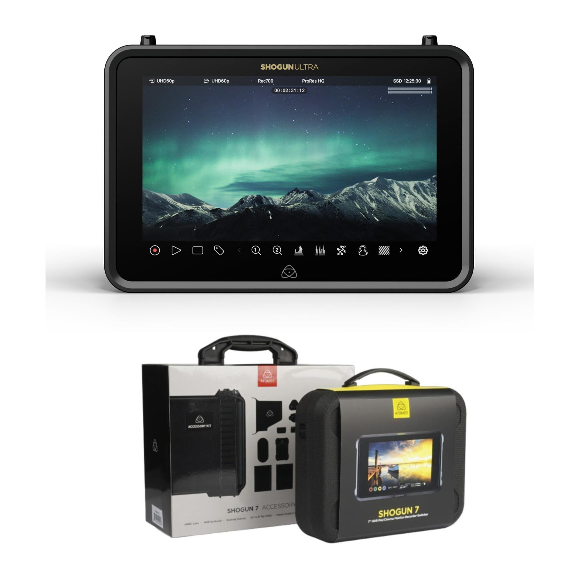 Atomos Shogun Ultra 7-Inch HDR Monitor-Recorder 8K Raw with Accessory Kit - Walmart.com