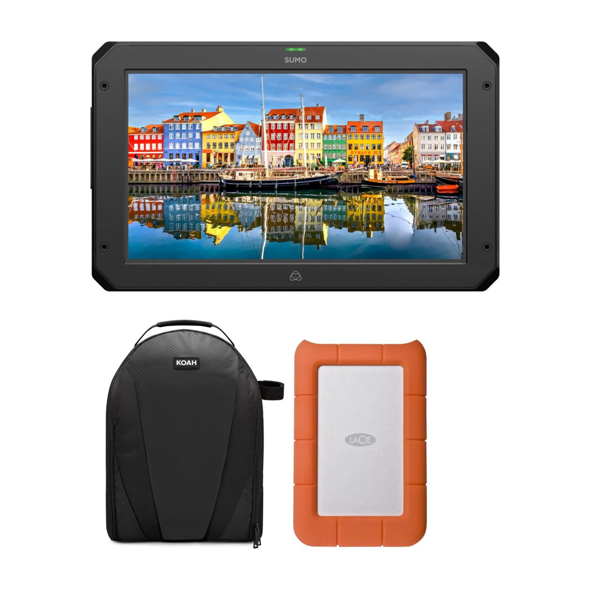 Atomos Sumo19 SE 19-Inch HDR Pro/Cinema Monitor-Record-Switcher Bundle ...