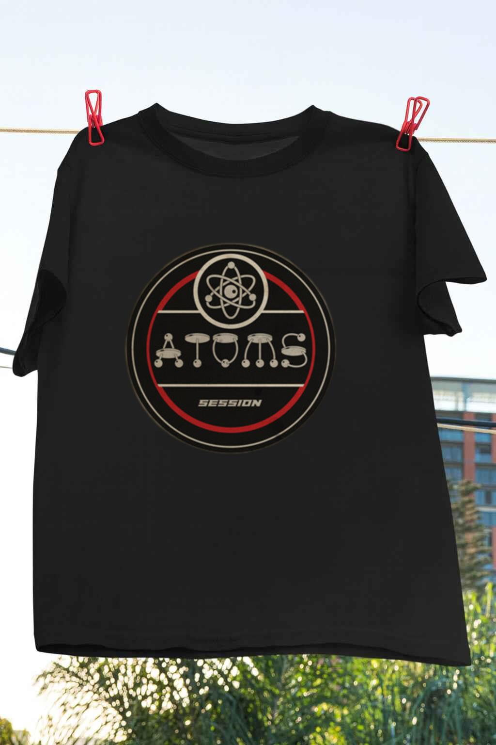 Atoms Session Retro Graphic Unisex T-Shirt Vintage Inspired Artistic ...