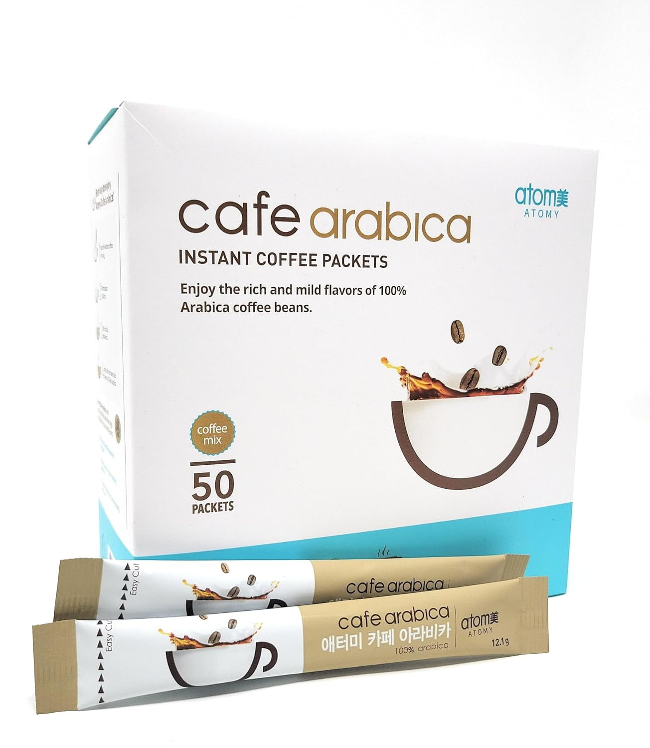 Atomy Café Arabica Instant Coffee Packets 50 Pcs - Walmart Business ...