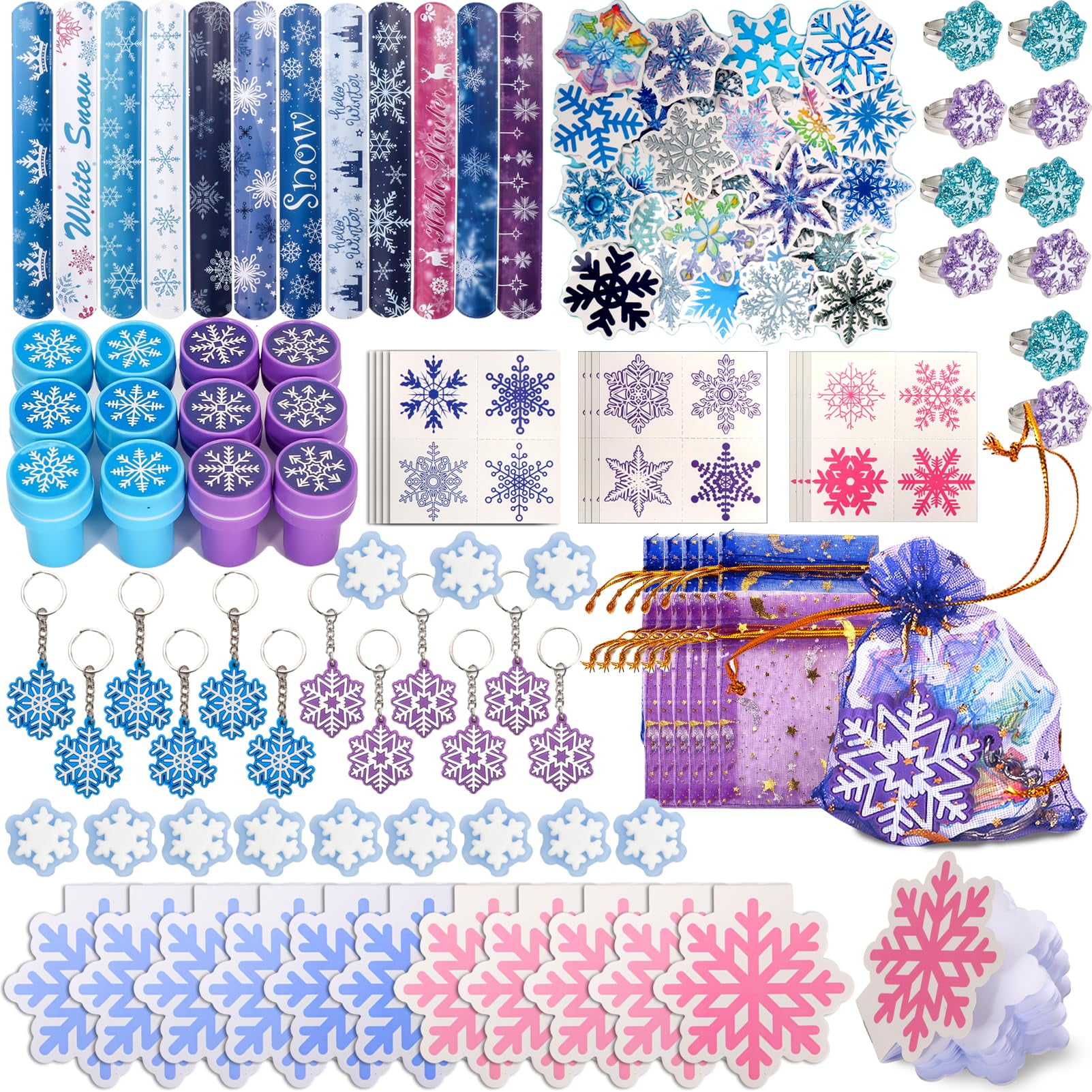 Atonofun 146 Pcs Frozen Party Favors, Frozen Goodie Bag Stuffers, Gift ...