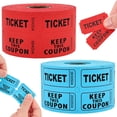 Atopoler 2 Rolls of Double Raffle Ticket,Roll Paper Ticket Roll with ...