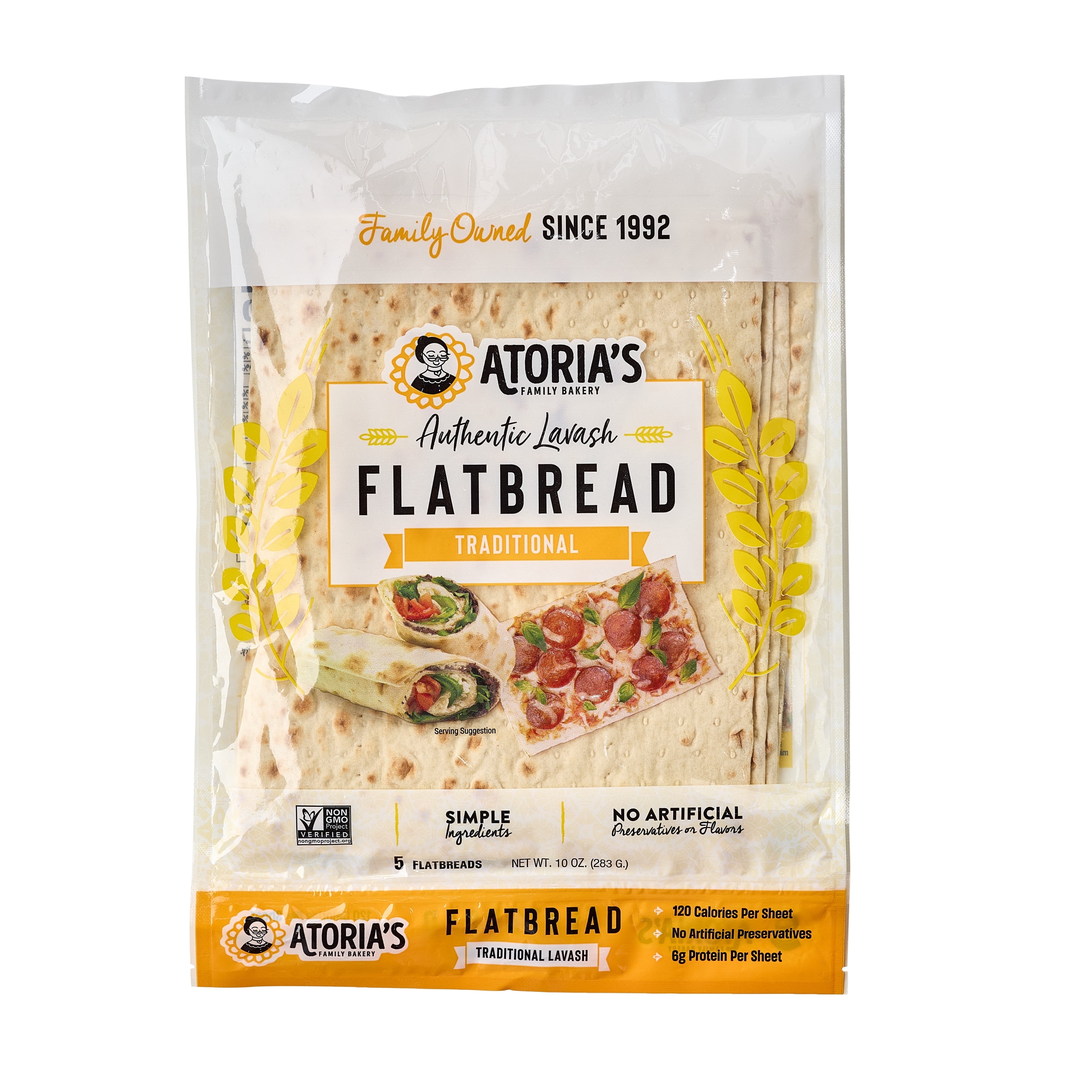 "Atoriaâ€™s Family Bakery Traditional Lavash, Vegan, 50 Flatbreads, 7. ...