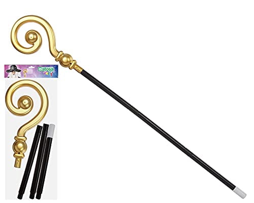 Atosa 62932 Black and Gold Detachable Walking Stick for Carnival, 127 ...