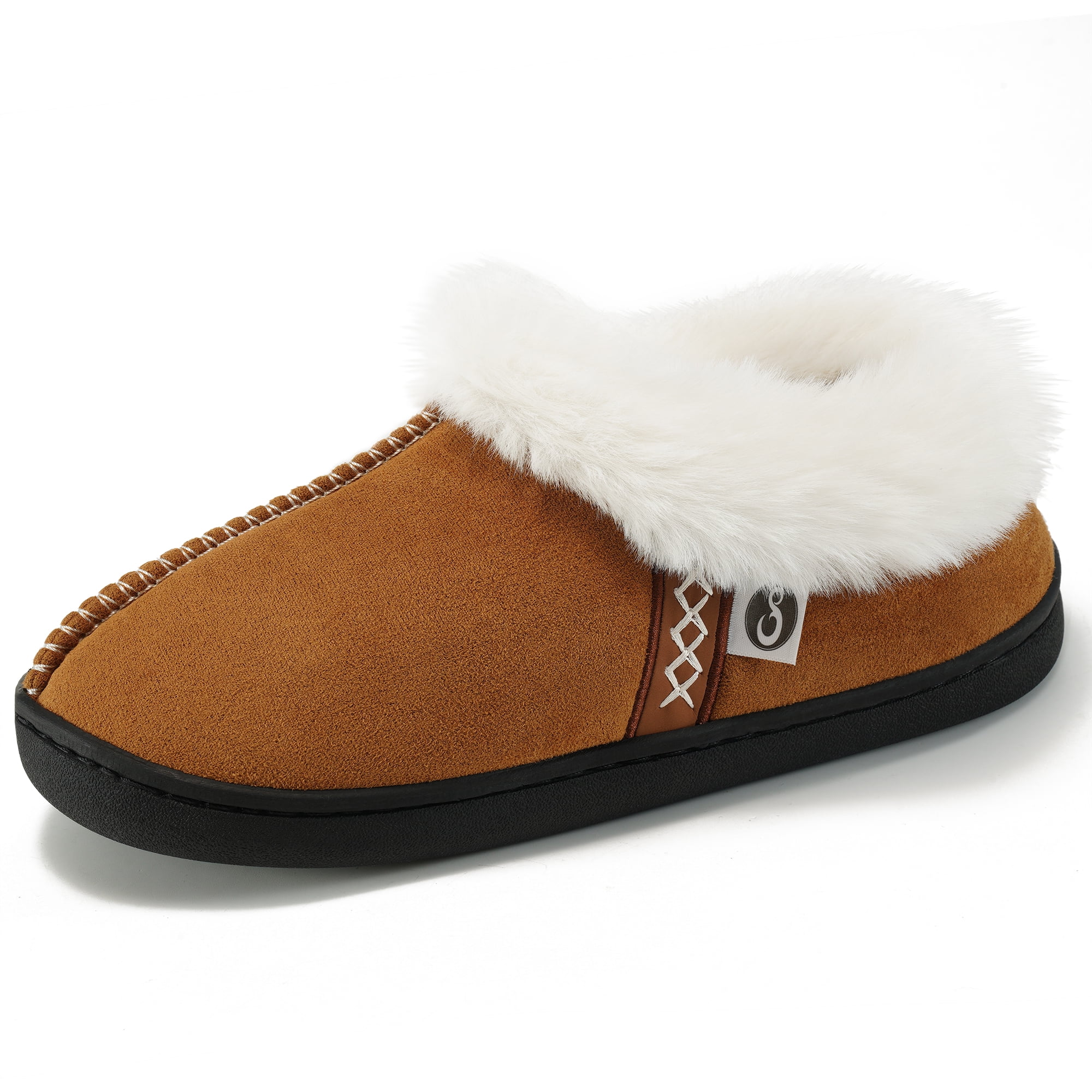 Atoshopce Slippers for Women Comfortable Memory Foam Soft Fleece Lining ...