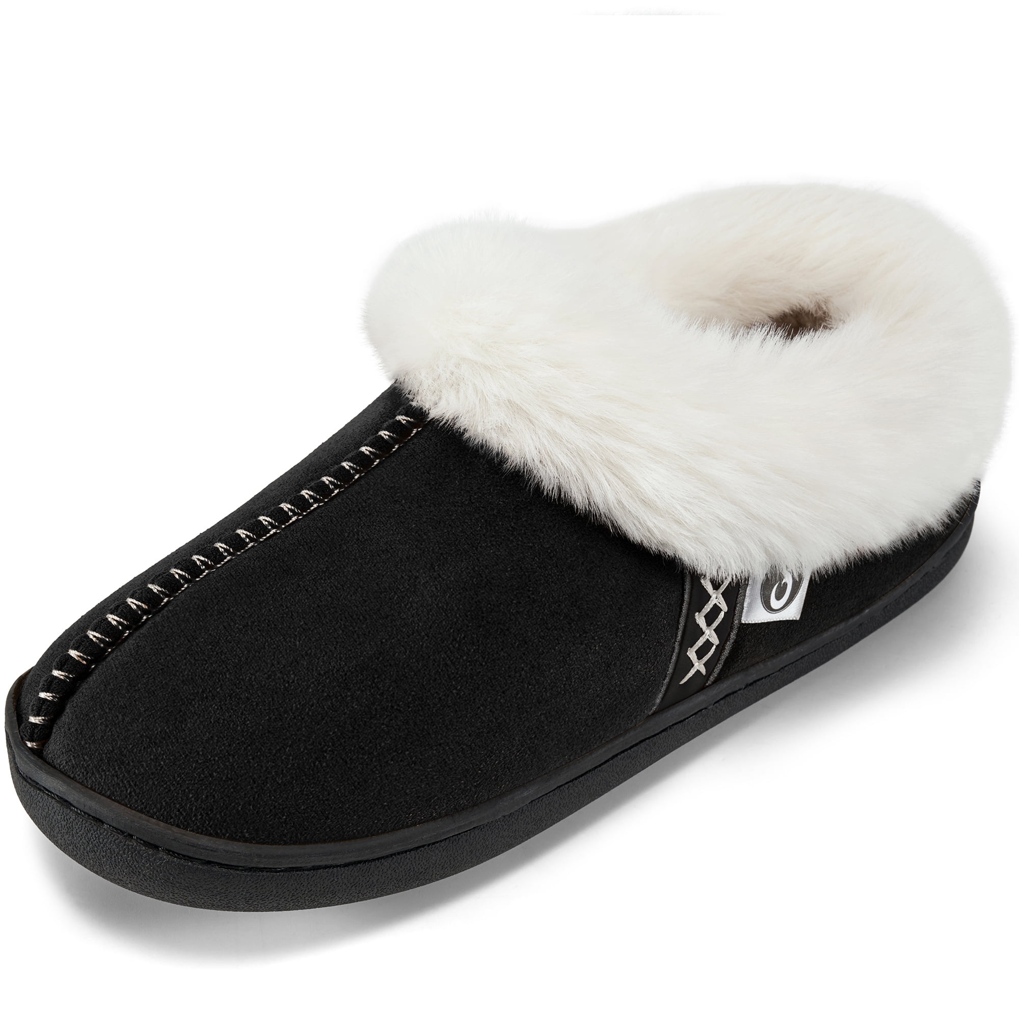 Atoshopce Slippers for Women Comfortable Memory Foam Soft Fleece Lining ...