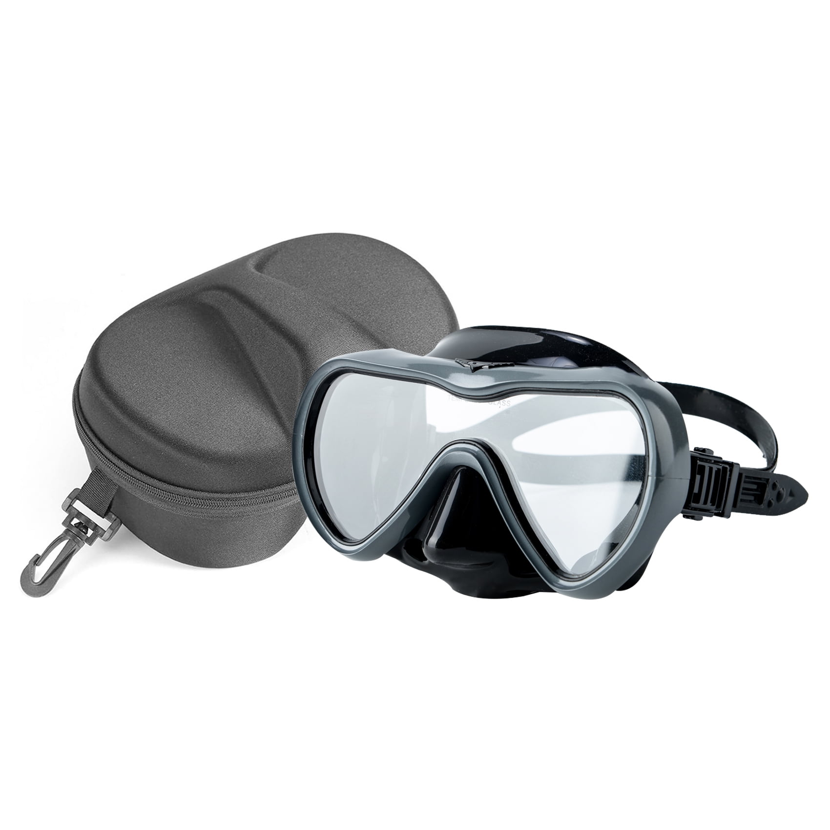 Atphfety Adult Swimming Mask Goggles with Nose Cover Diving Scuba ...