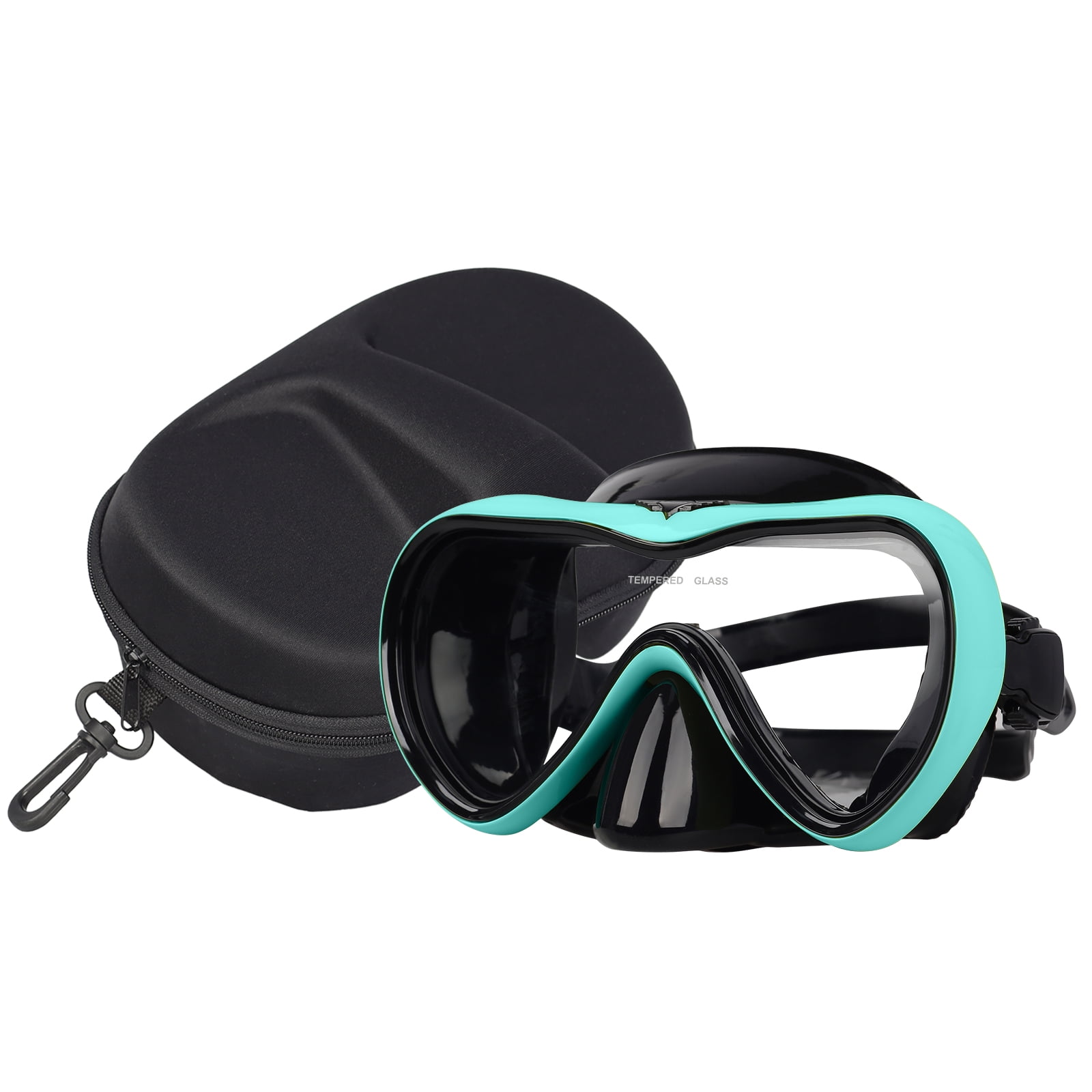 Atphfety Adult Swimming Goggles with Nose Cover, Anti-Fog Snorkel Mask ...