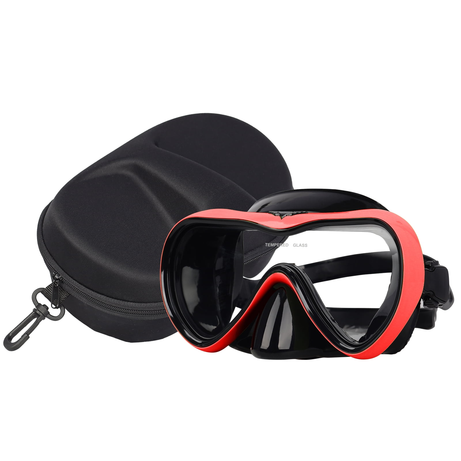 Atphfety Adult Swimming Goggles with Nose Cover, Anti-Fog Snorkeling ...