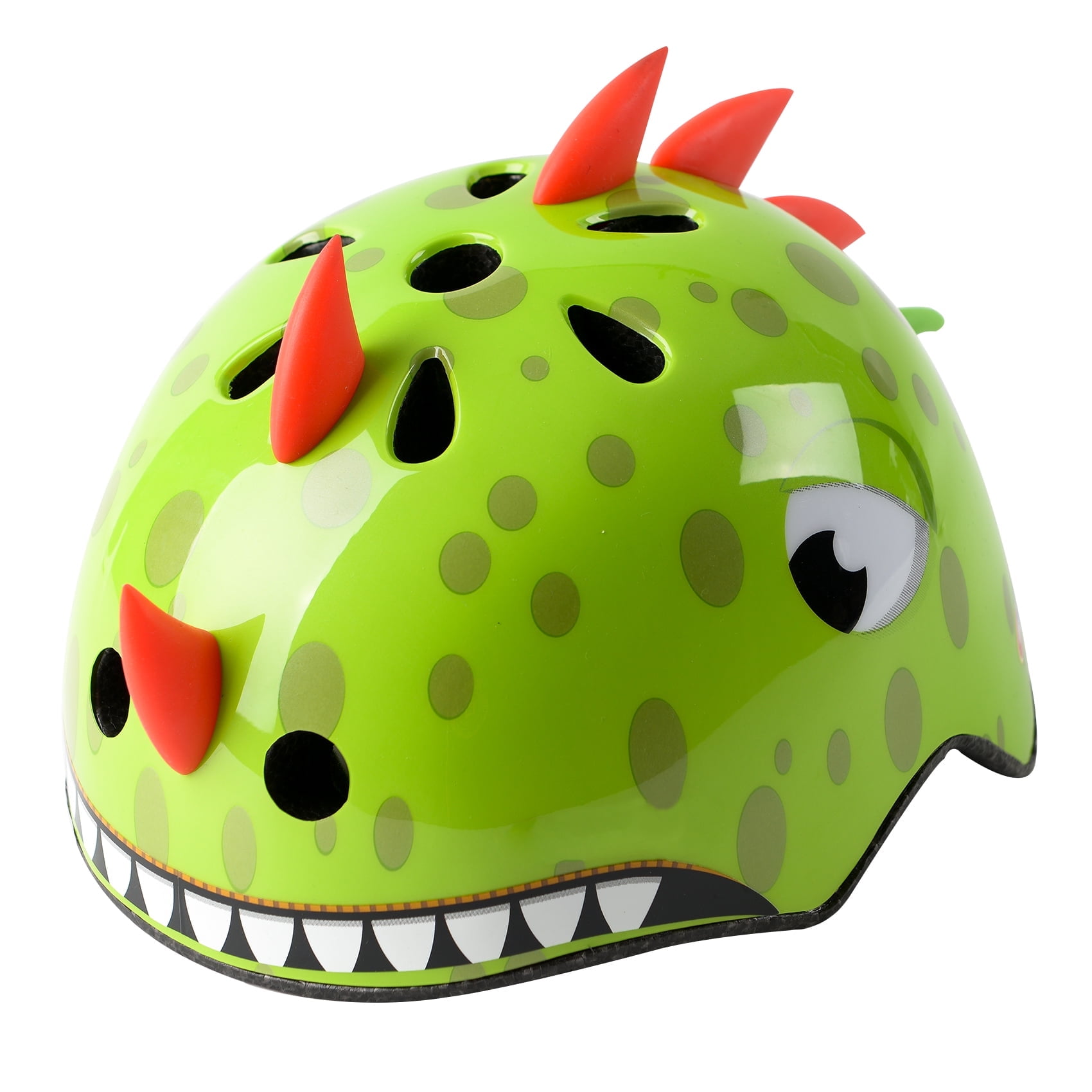 Atphfety Kids Dino Bicycle Helmet, 3D Design, Green, for Toddler Infant ...