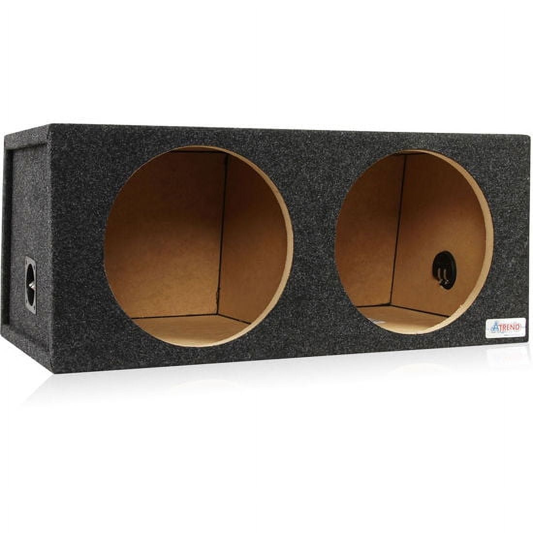 Atrend 12DM - 12" Dual Hatchback Style Medium Sealed Subwoofer ...