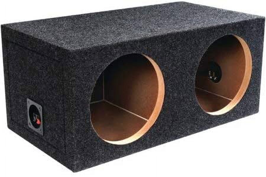 Atrend - Bbox E15D Dual 15-inch Sealed Carpeted Subwoofer Enclosure ...