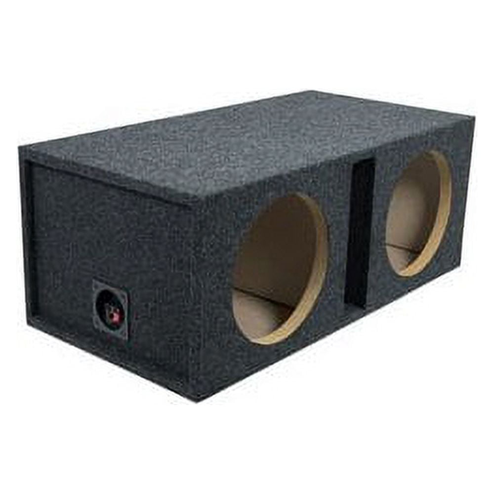 Atrend - CQ12DSV 12 in. Dual Vented Subwoofer Box - Walmart.com