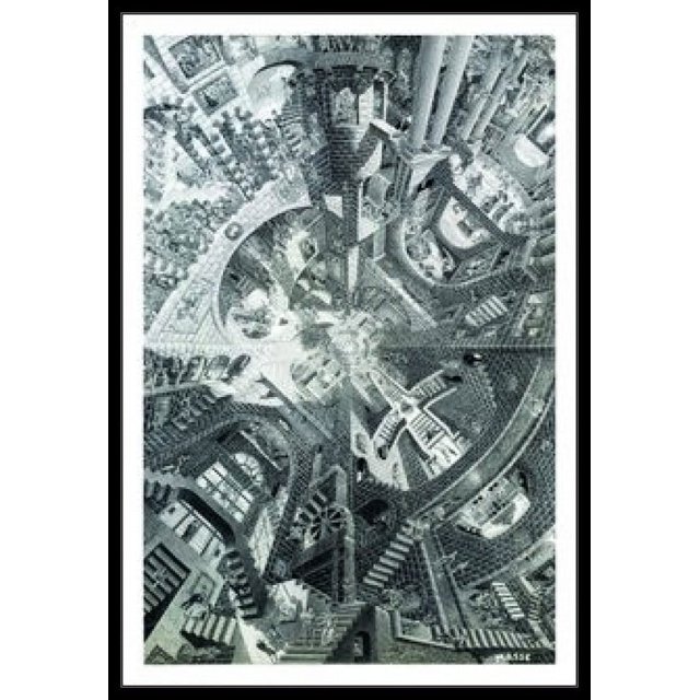 Atrium by Tom Masse Laminated & Framed Poster (24 x 36) - Walmart.com