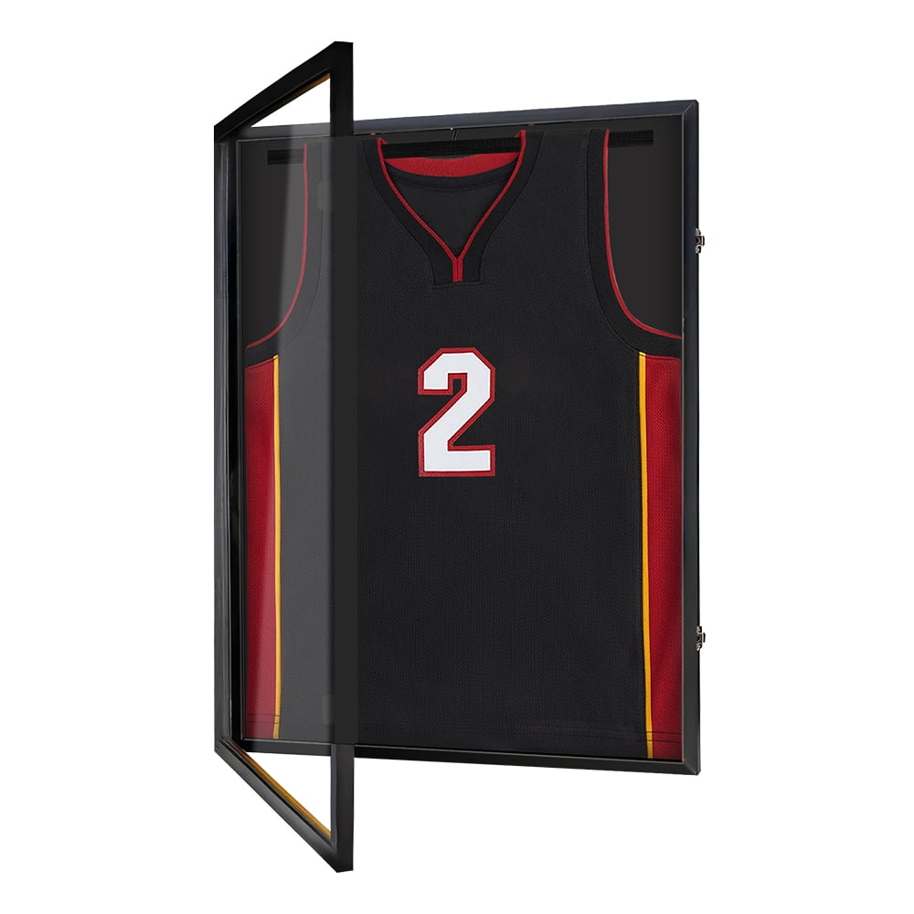 Large Jersey Display Frame Case， Wall-Mounted Wooden Jersey Frames ...