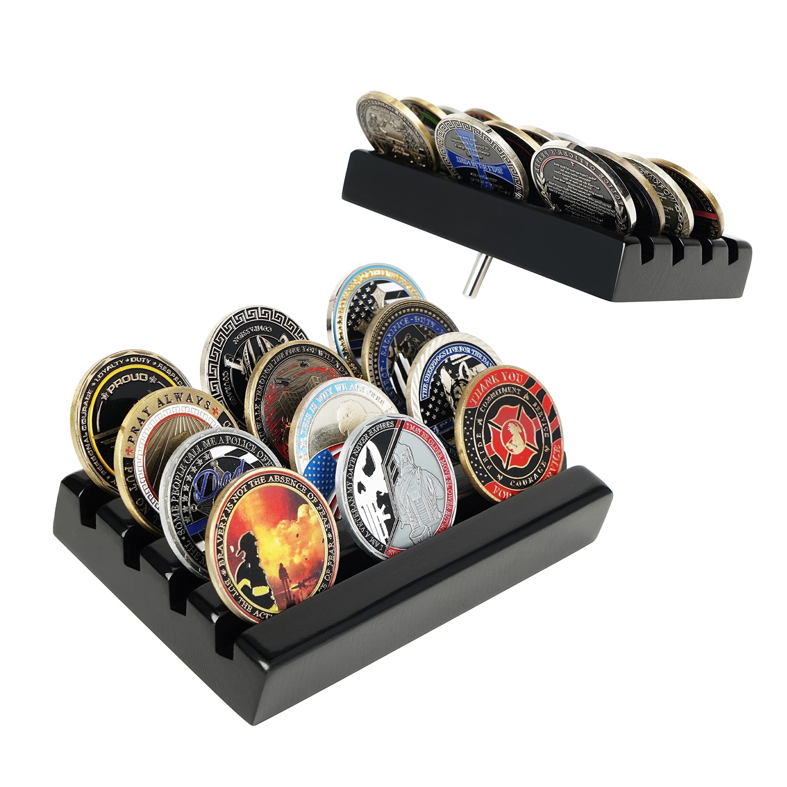Atsknsk Military Challenge Coins Display Holder Small ,Challenge Coin ...