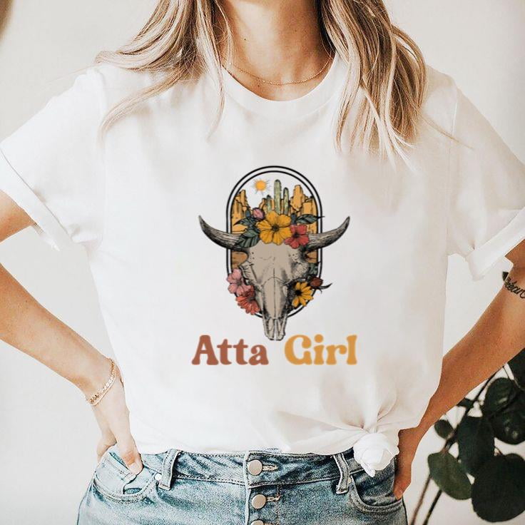 Atta Girl Lainey Wilson Country Western Nashville Bell Bottom Hillbilly T-Shirt V50496, for men ...